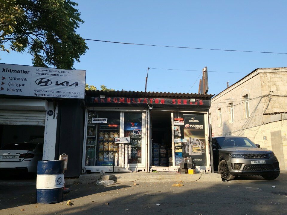 Otomobil yedek parçaları Akkumulyator Servis, Bakü, foto