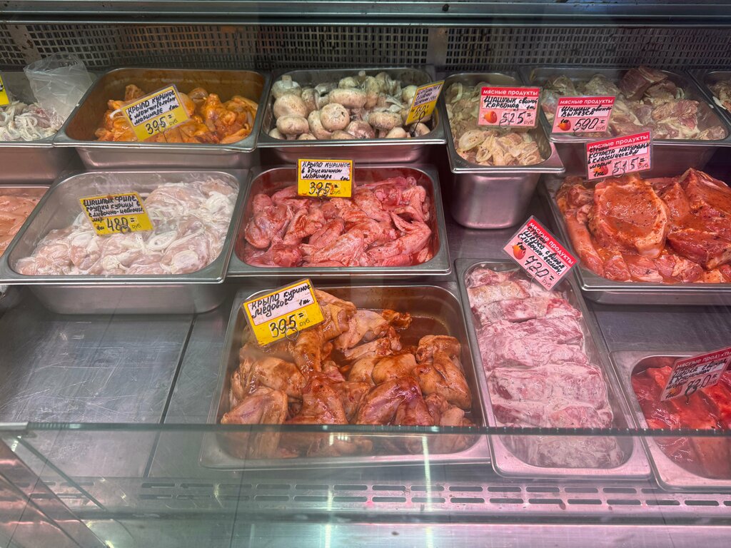 Market Мясо, сыры, колбаса, Moskova ve Moskovskaya oblastı, foto