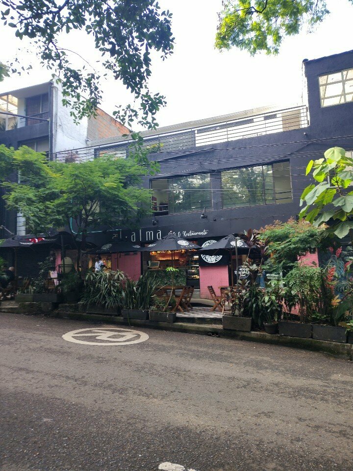 Restoran Al Alma Cafe, Medellin, foto