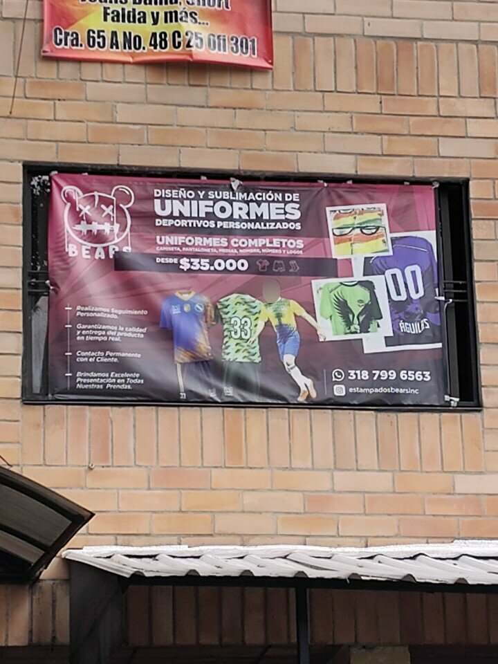 Üniforma üreticileri Bears, Medellin, foto