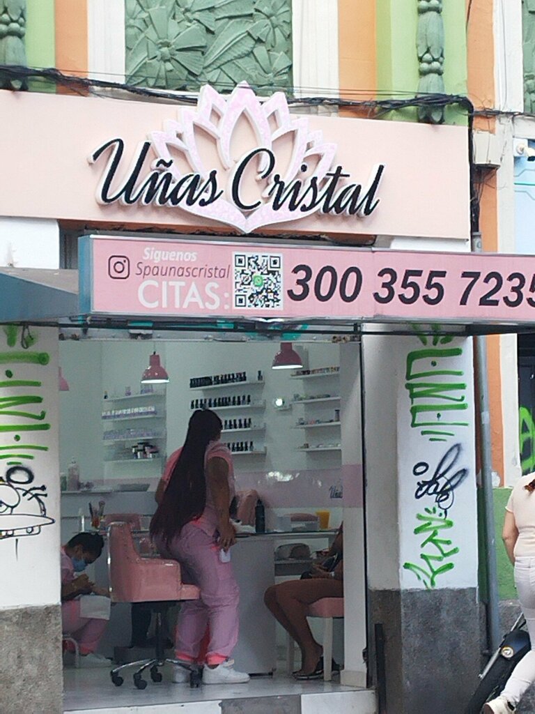 Güzellik salonu Uñas Cristal, Medellin, foto
