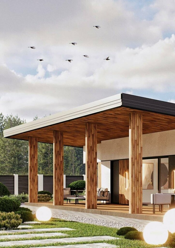 Yazlık ev inşaatı Lagom, Yekaterinburg, foto