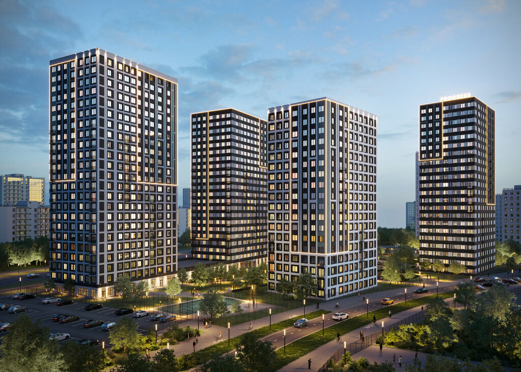 Konut blokları Progress Академический, Yekaterinburg, foto