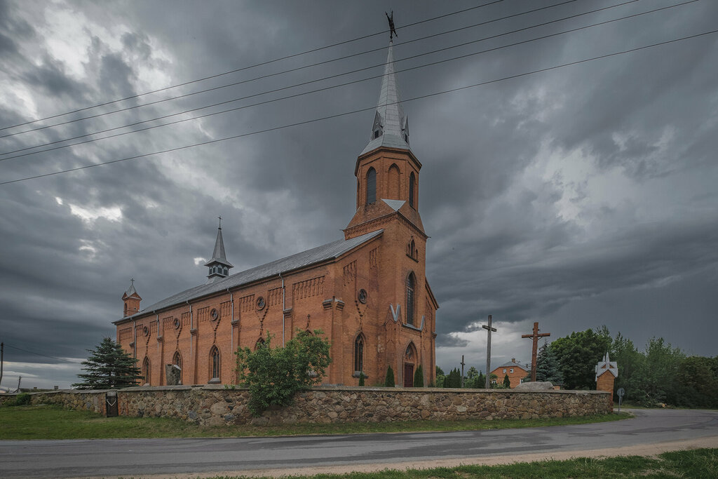 Katolik kiliseleri Kościół św. Stanisława Bpa i Mcz., Grodnenskaya oblastı, foto