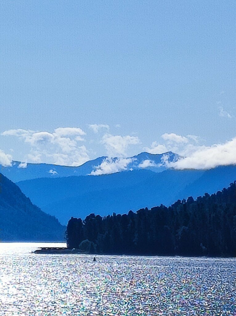 Dağ zirvesi Гора Корбу, Altay Cumhuriyeti, foto