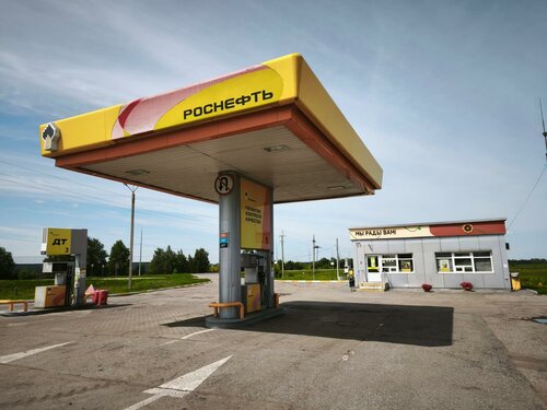 Benzin istasyonu Rosneft', Ulyanovskaya oblastı, foto