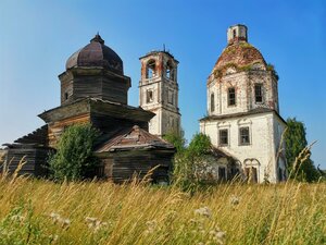 Tserkov Uspeniya Presvyatoy Bogoroditsy V Ukhtome (Vologda Region, Vashkinskiy munitsipalny okrug, selo Ukhtoma), ortodoks kiliseleri  Vologodskaya oblastından