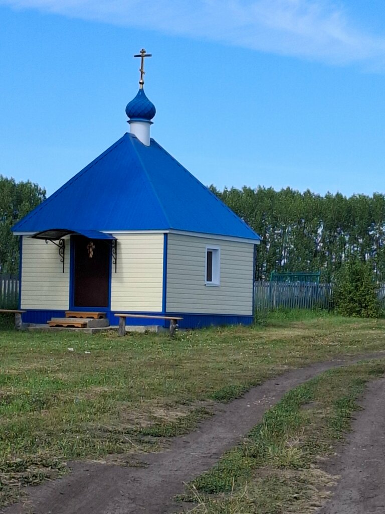 Şapel, haç anıtı Часовня, Tataristan, foto