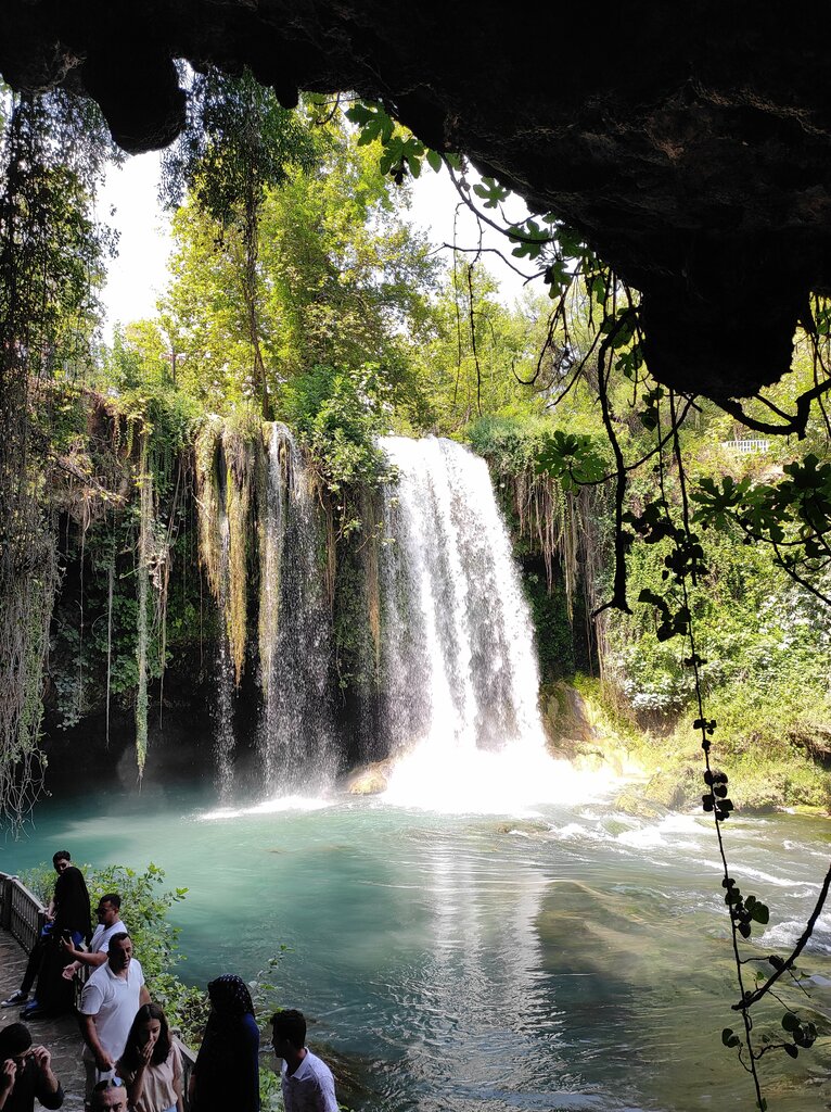Turistik yerler Düden Şelalesi, Antalya, foto