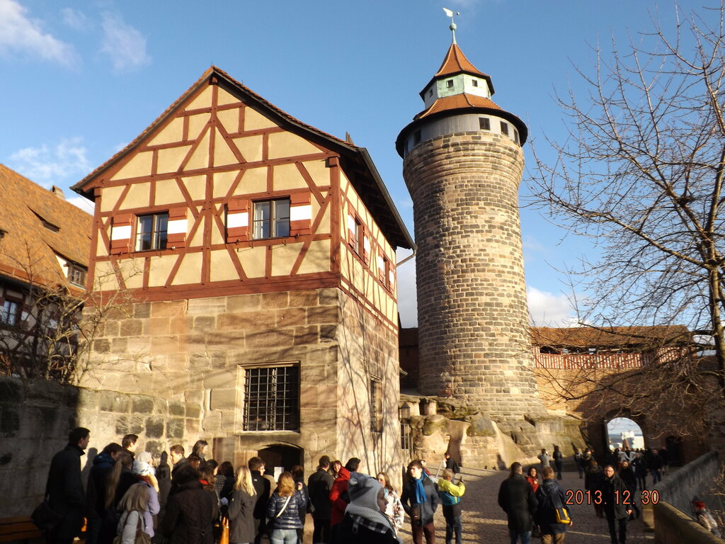 Turistik yerler Kaiserburg Nürnberg, Nurnberg, foto