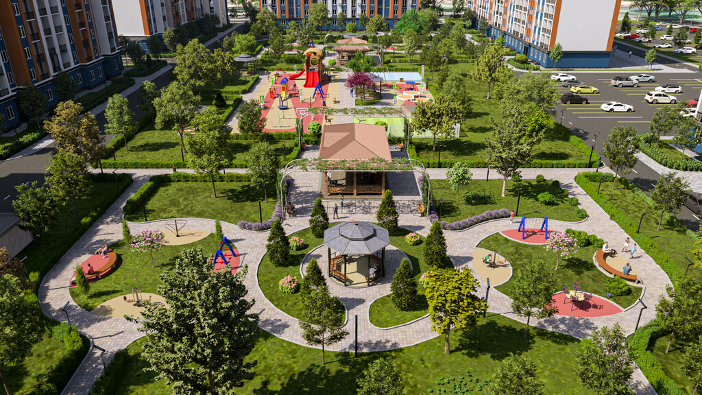 Konut blokları Yangi Nurafshon Tjm, , foto