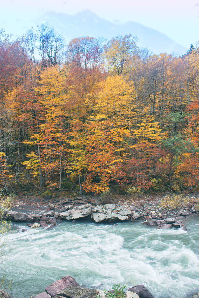 Şelale Порог Топорики, Adıge Cumhuriyeti, foto