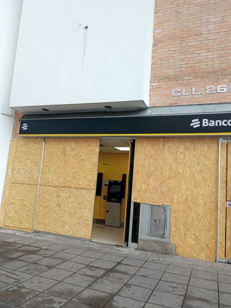ATM'ler Cajero Bancolombia, Bogota, foto