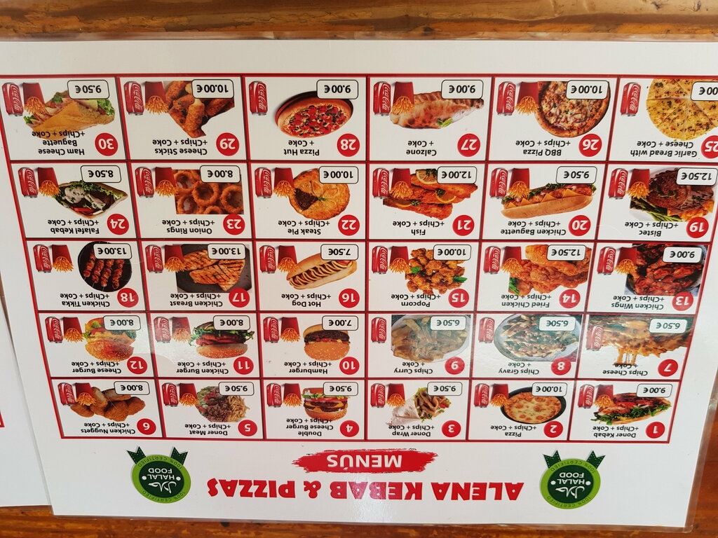 Restoran Alena Kebab &Pizzas, Balear Adaları, foto
