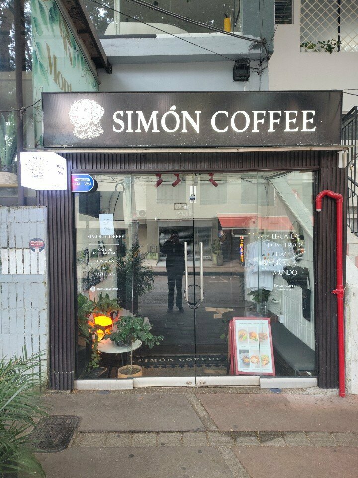 Kahve dükkanları Simon Coffee, Medellin, foto