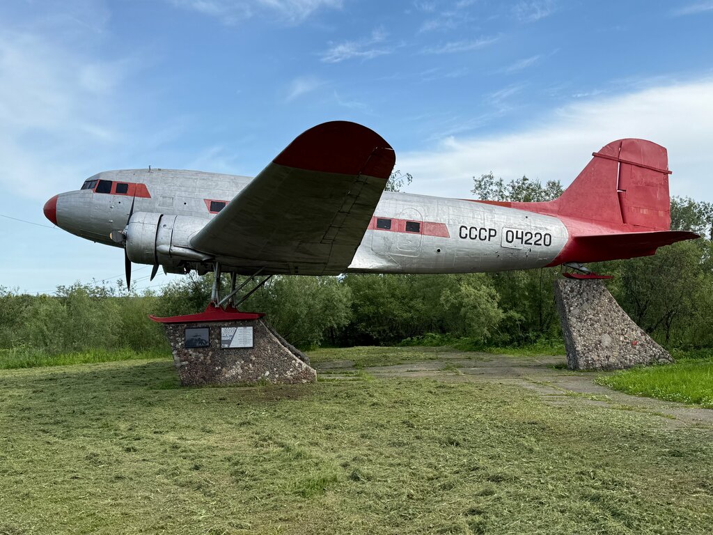 Teknoloji anıtı Самолëт Ли-2, Igarka, foto