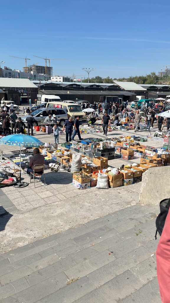 Pazarlar ve çarşılar Hrazdan bazaar, Erivan, foto