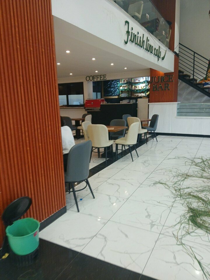 Kahve dükkanları Finish line cafe, Addis Ababa, foto