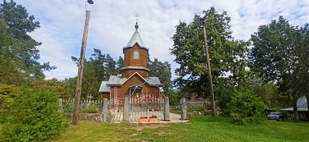 Ortodoks kiliseleri Tserkov Ikony Bozhiyey Materi Kazanskaya V Shulgakh, Pskovskaya oblastı, foto