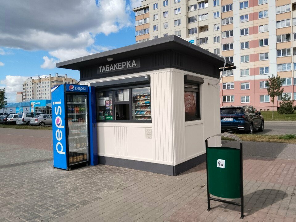 Tütün, sigara mağazaları Табакерка, Grodno, foto