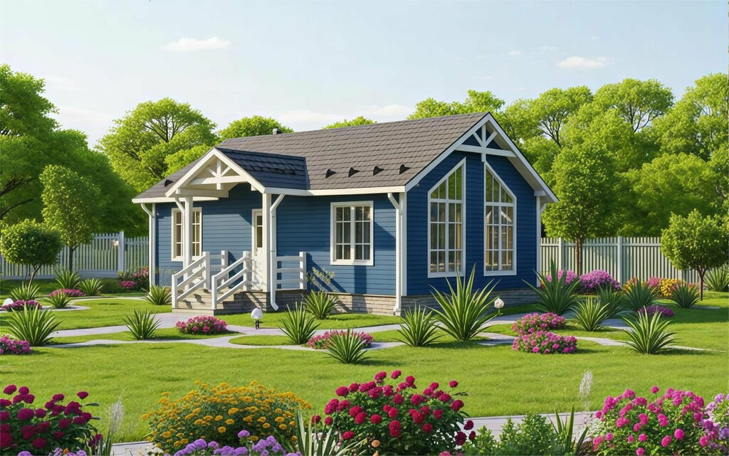 Yazlık ev inşaatı Doma-Terema, Moskova, foto