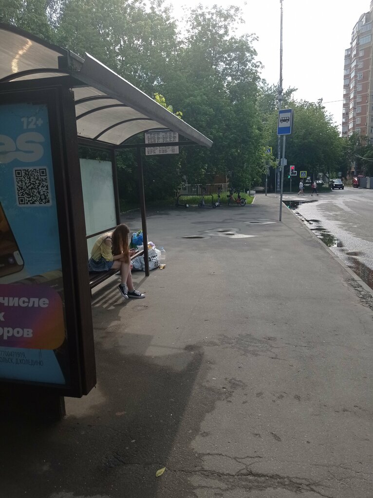 Ayrı çöp toplama noktası Пункт приема пластика, стекла, Moskova, foto