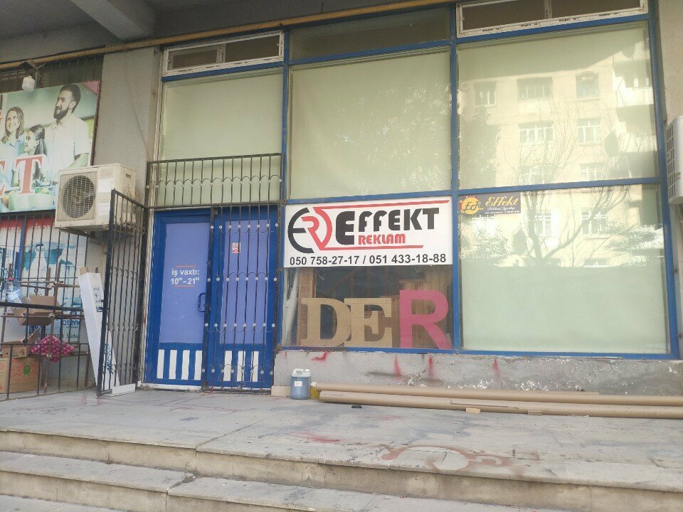 Açıkhava reklamcılığı Effekt Reklam, Bakü, foto