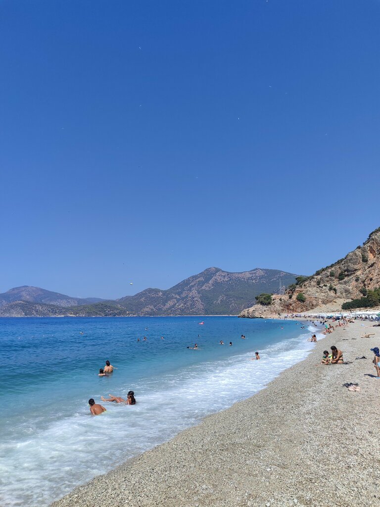 Kamp alanları Kıdrak plajı, Fethiye, foto