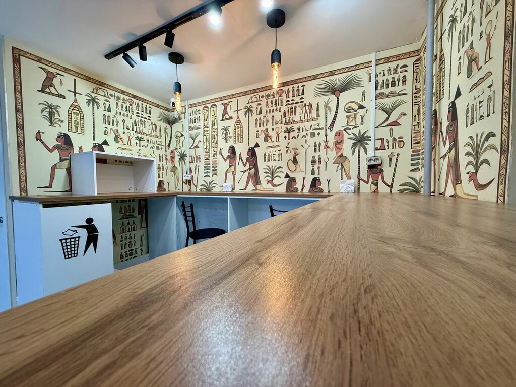 Kahve dükkanları Pyramid, Moskova, foto