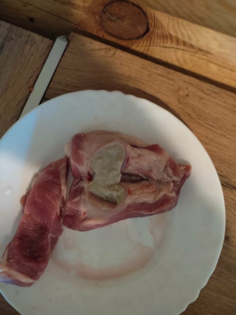 Kasap, şarküteri Куединский мясокомбинат, Permski krayı, foto