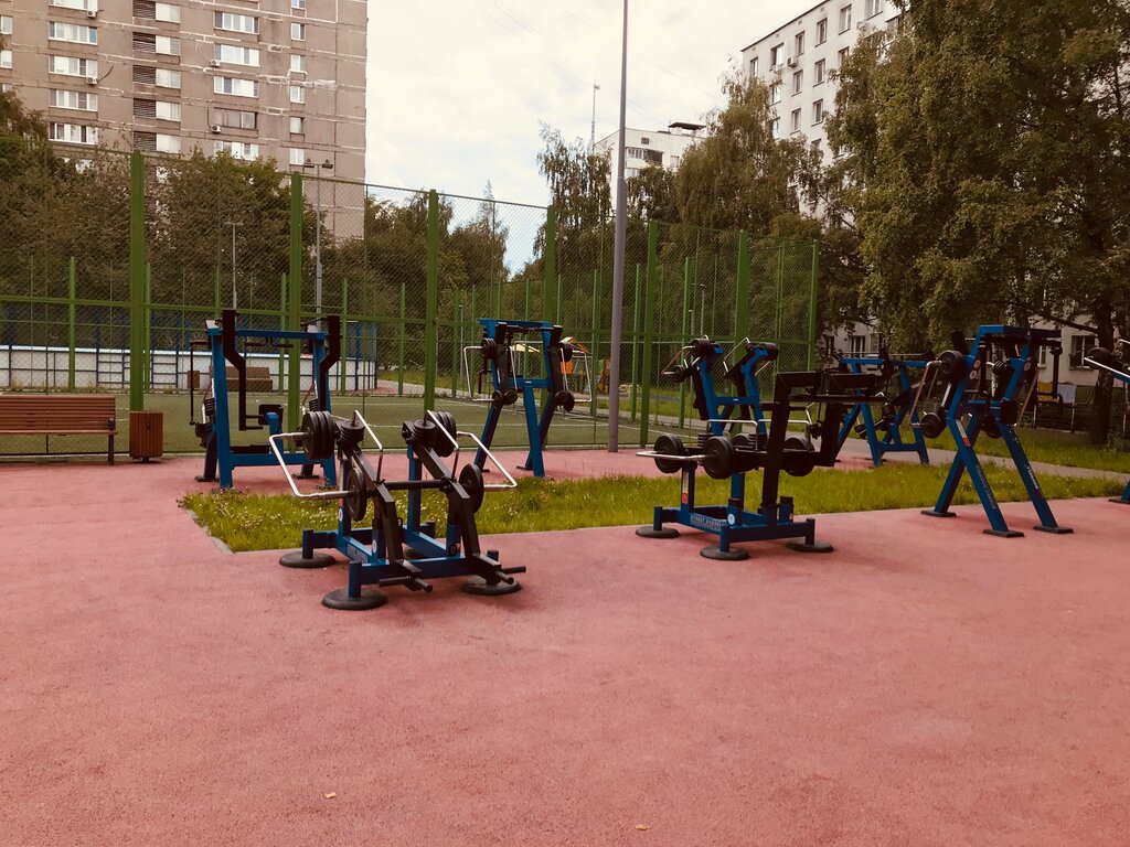 Spor alanı Тренажерная площадка, Moskova, foto