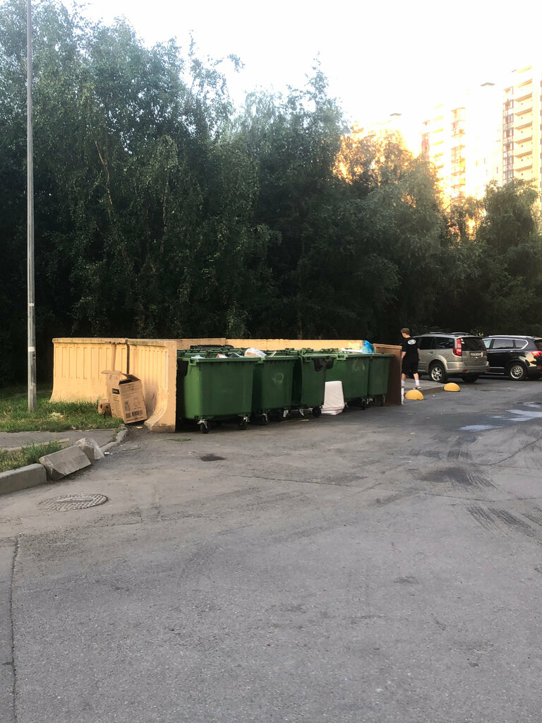 Çöp alanları Trash and garbage disposal area, Saint‑Petersburg, foto