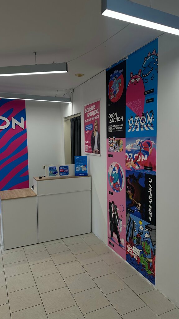 Teslimat noktası Ozon, Moskova, foto