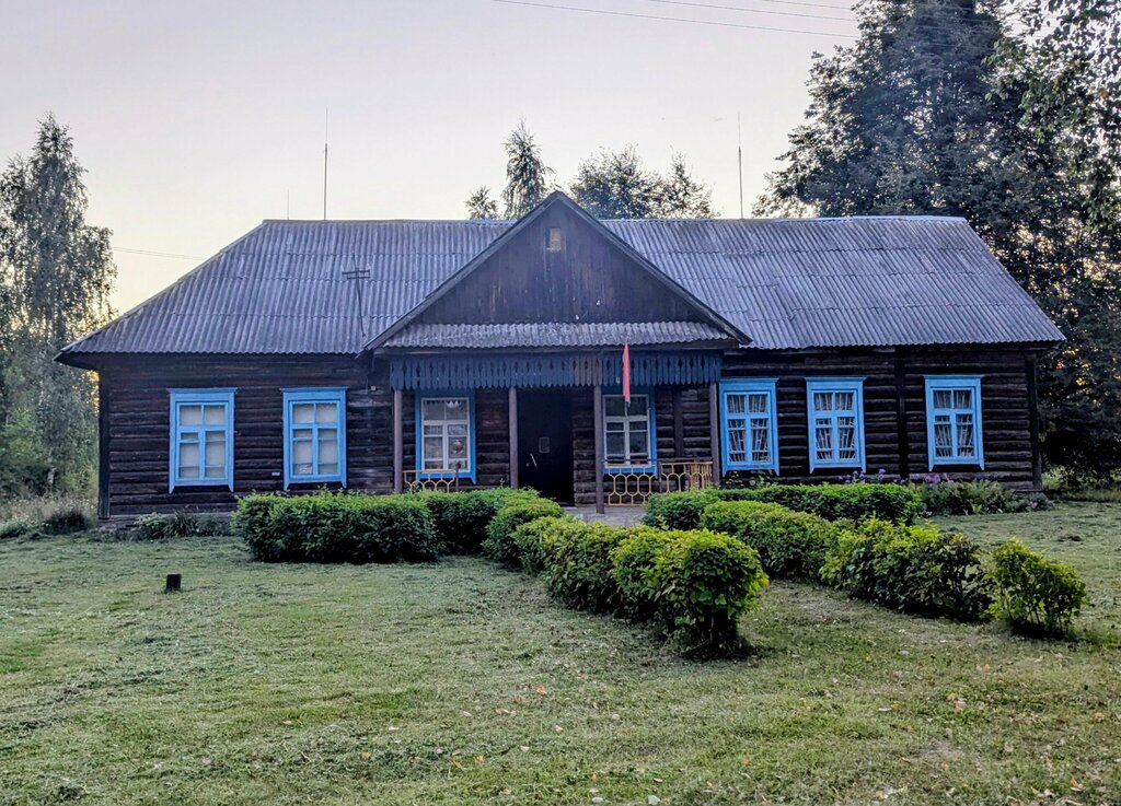 Kültür ocakları Klub Selsky Brozhansky, Mogiliovskaya oblastı, foto