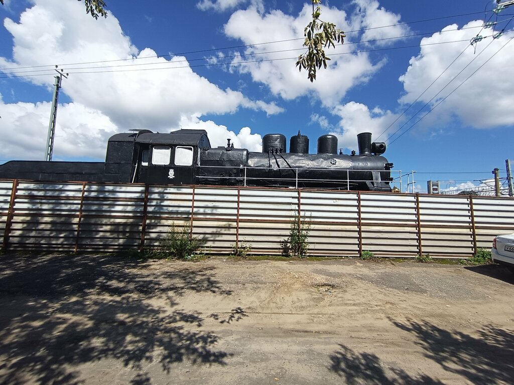 Teknoloji anıtı Паровоз Эм 725-39, Tver, foto