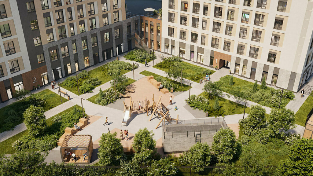 Konut blokları Лендлер, Kudrovo, foto