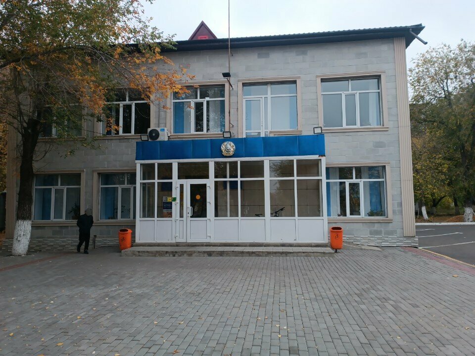 Belediyeler, devlet daireleri Akim's Office of Aktas Village, Karağandı eyaleti, foto