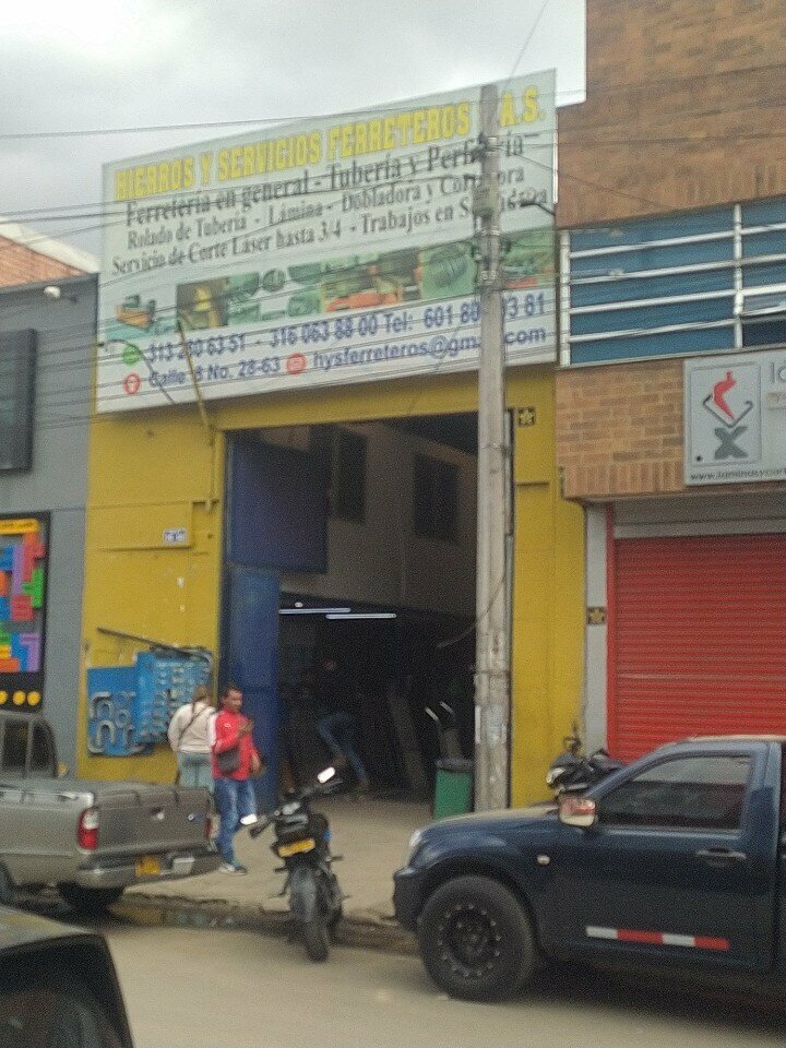 i̇nşaat gereçleri Hierros y Servicios Ferreteros, Bogota, foto