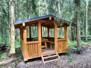 Gazebo (Vologodskiy munitsipalny okrug, Mayskoye territorialnoye upravleniye), çardak  Vologodskaya oblastından