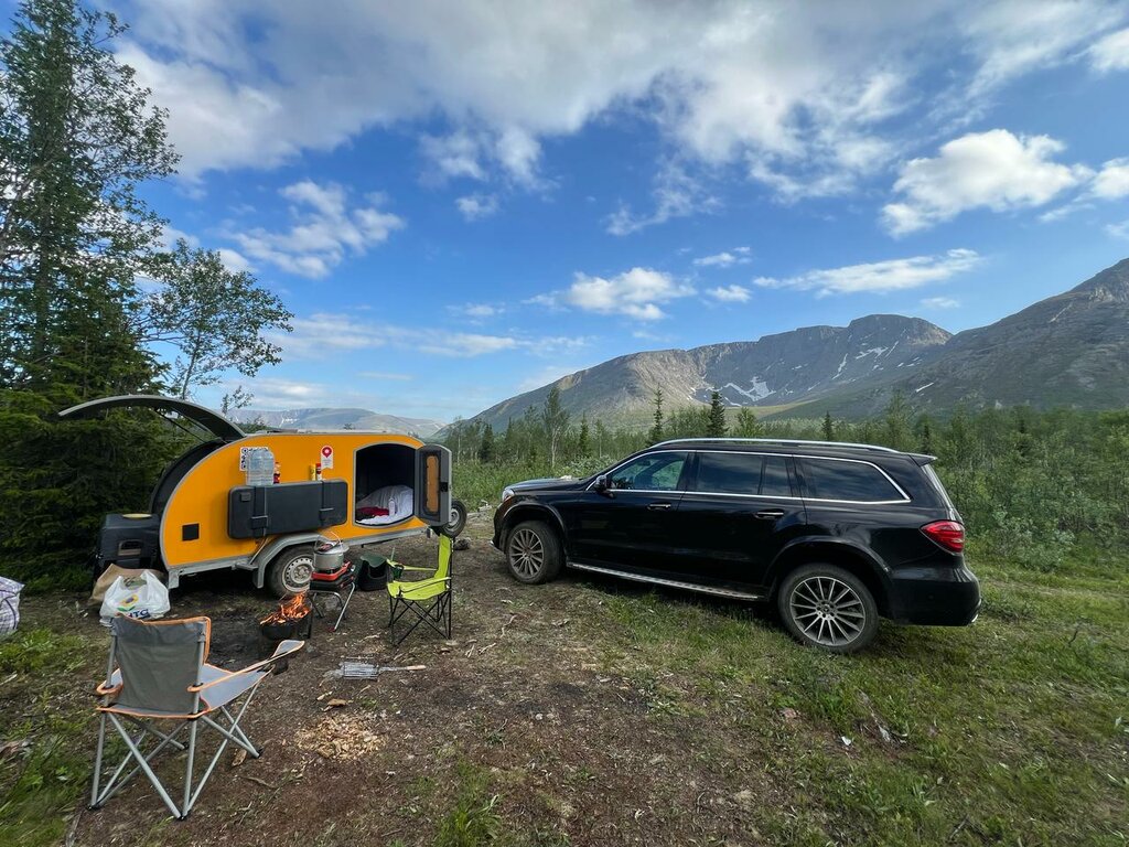 Kiralama noktası Polar Camper, Murmanskaya oblastı, foto