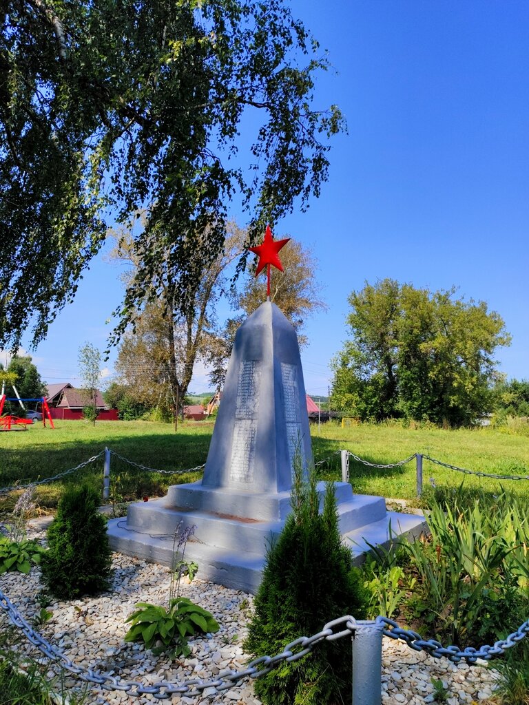 Anıt, heykel Обелиск героям, погибшим в годы Великой Отечественной войны, Udmurtiya, foto