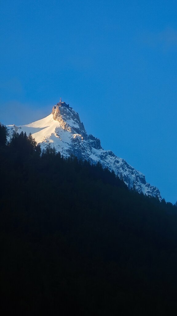 Seyir terası Aiguille du Midi, Chamonix, foto