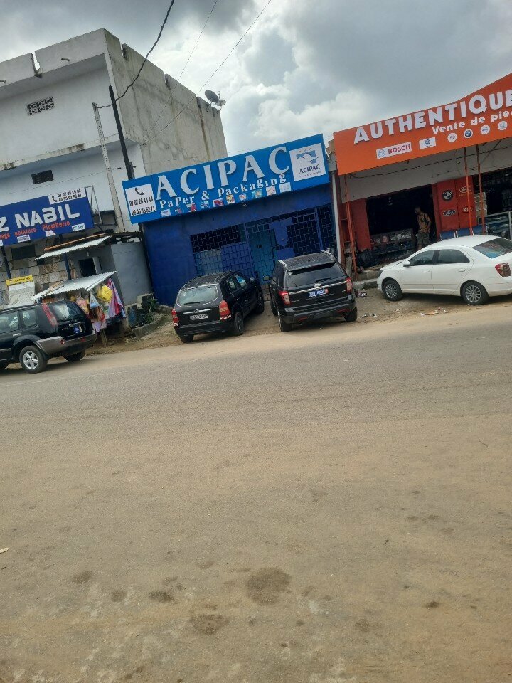 Kağıt firmaları Acipac Store Yopougon, Abican, foto