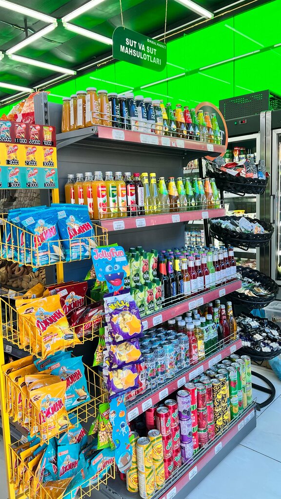 Süpermarket Miral Market, Buhara, foto