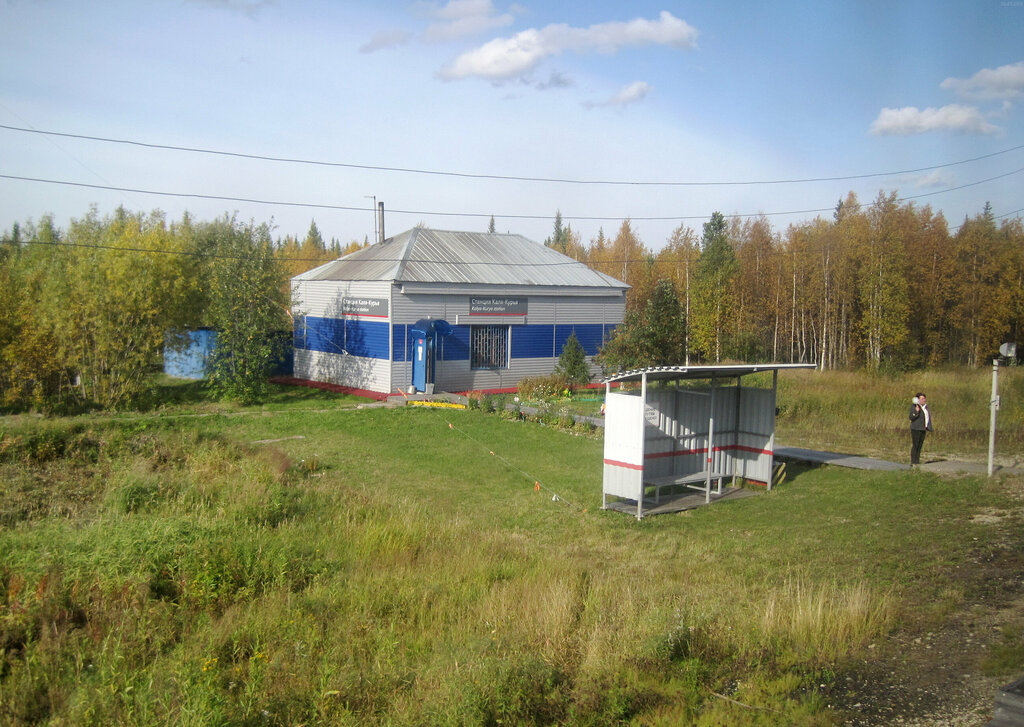 Tren istasyonu разъезд Калякурья, Komi, foto