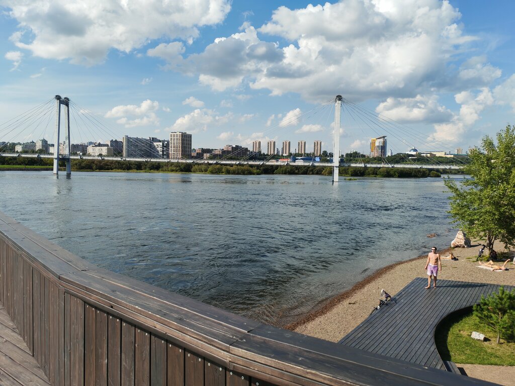 Seyir terası Смотровая площадка, Krasnoyarsk, foto