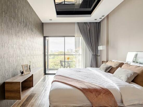 Daireler Heart of Nimmanhaemin: Moda Condo 608 - Super Deluxe Mountain View, Chiang Mai, foto