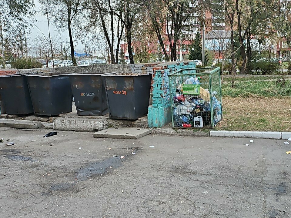 Geri dönüşüm merkezleri Контейнер для пластика, Krasnoyarsk, foto