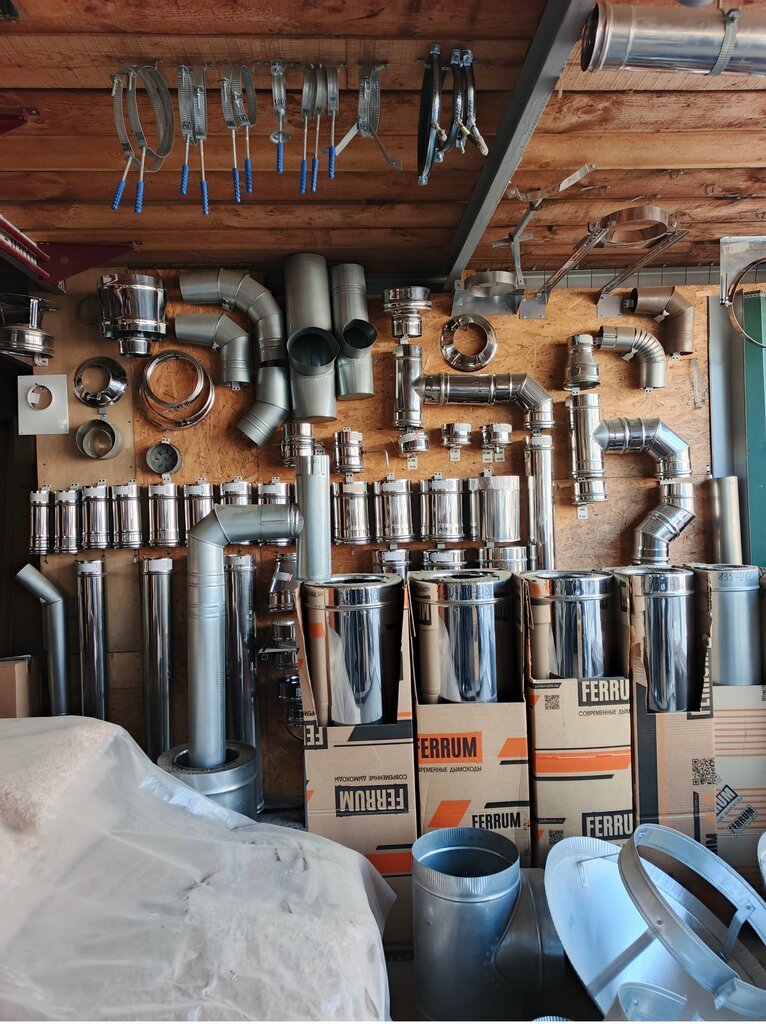 Boru tesisatı ve aksesuarları Дымоходы из нержавеющей стали и отопительное оборудование, Moskova ve Moskovskaya oblastı, foto