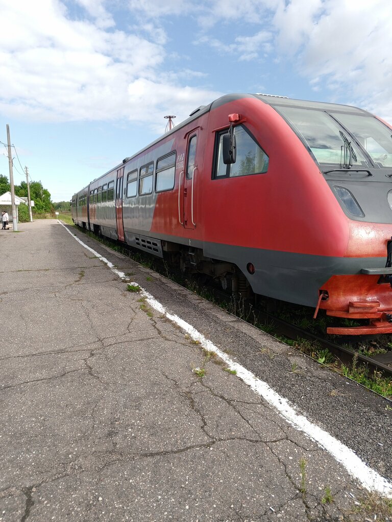 Tren istasyonu 142 км, Kalujskaya oblastı, foto